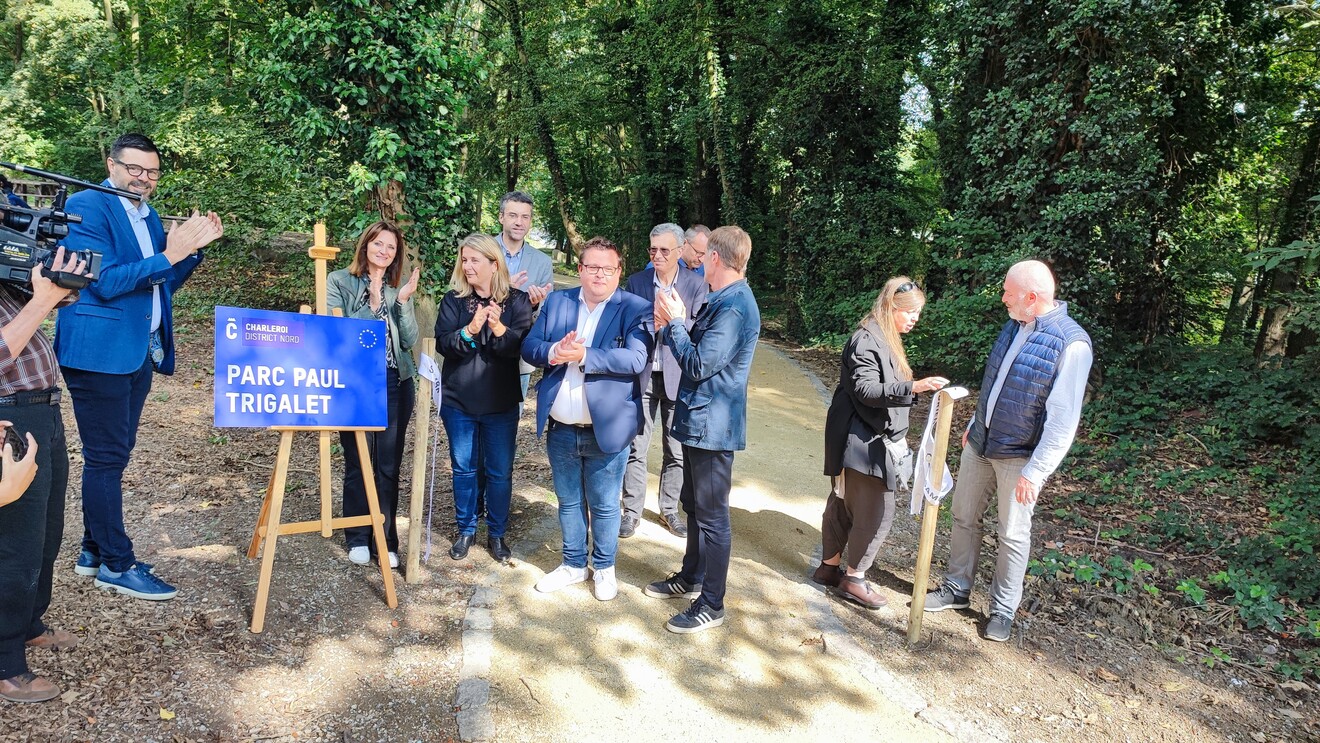 Le parc Paul Trigalet inauguré à l’Allée Verte | La Sambrienne